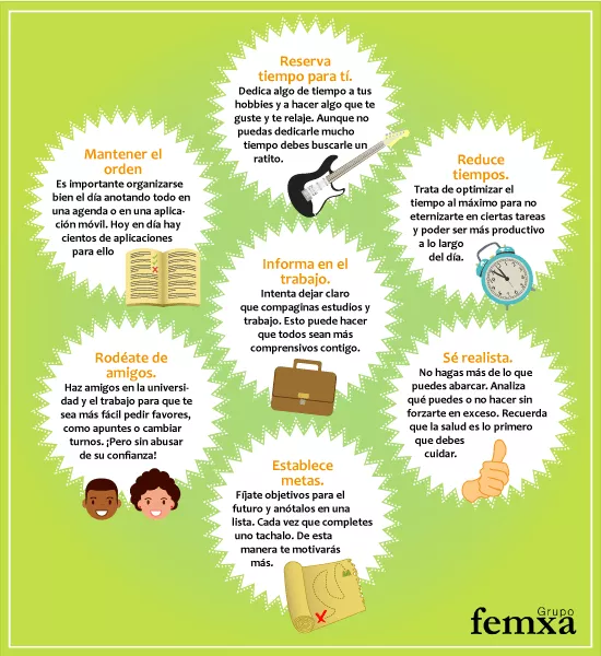 Estudia y trabaja sin volverte loco con estos 7 consejos infalibles