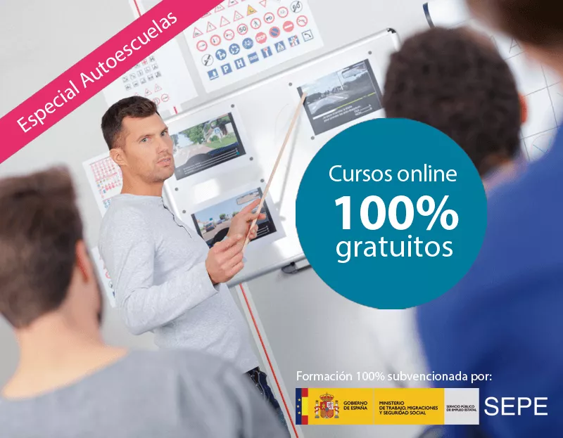 AUTOESCUELAS - Cursos online gratuitos para el Sector Educación | Landing